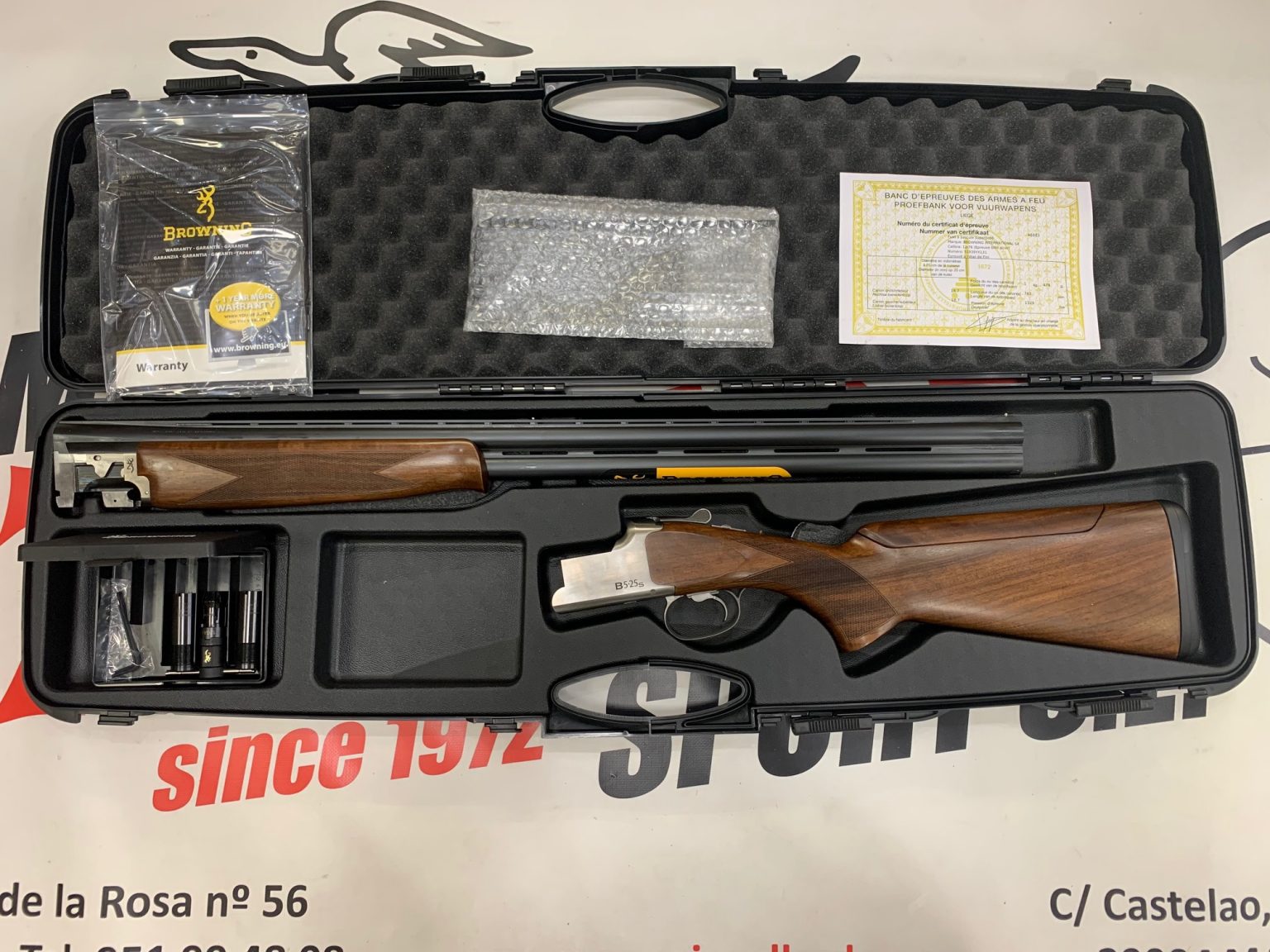 ESCOPETA BROWNING B 525 NEW SPORTER REGULABLE - Armas Gallardo